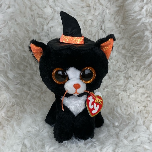 Ty | Toys | Ty Beanie Boo Witchie Black Cat Plush Halloween | Poshmark